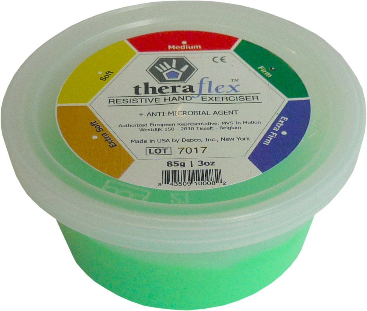 Theraflex putty kopen | Therapie klei | 85gr | Groen | Sterk