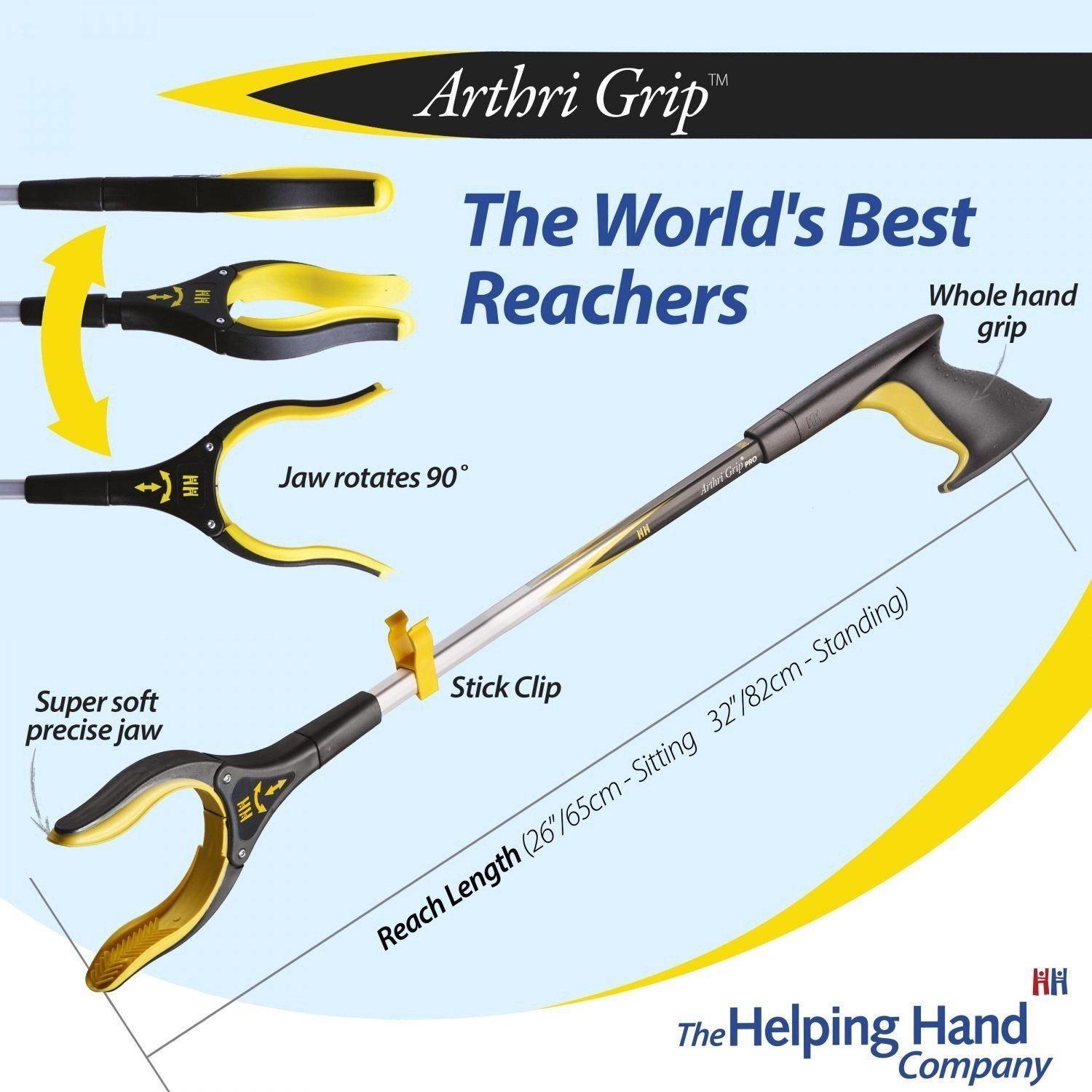 Helping Hand grijper ArthiGrip Pro | Lang |Handgrijper kopen