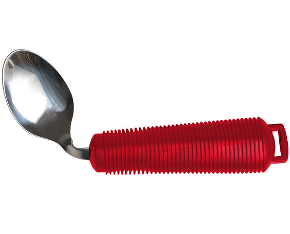 Aangepaste theelepel Rood | Verdikt bestek | Ergonomisch