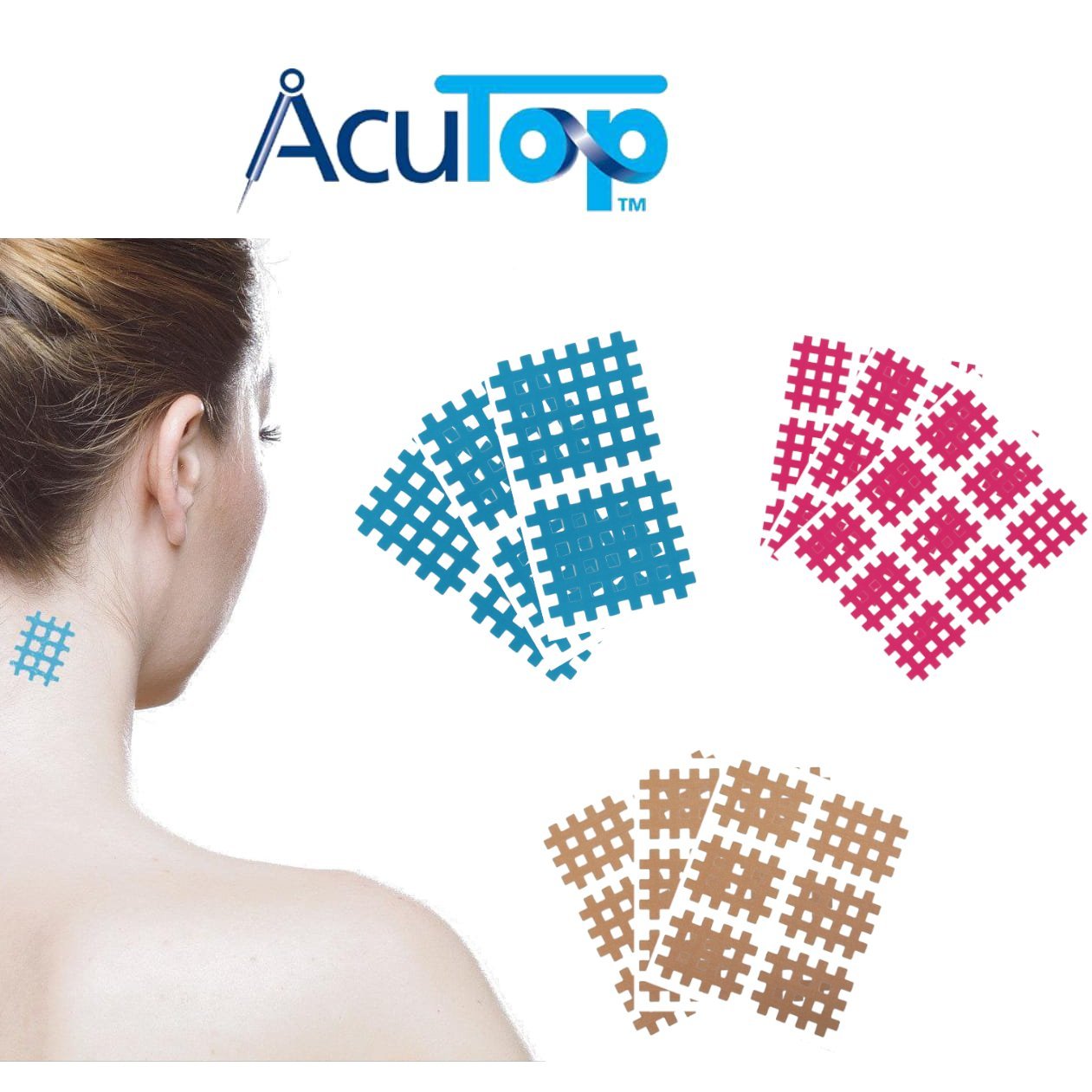 Cross tape Small AcuTop | Acupunctuur pleister | Kinesiotape