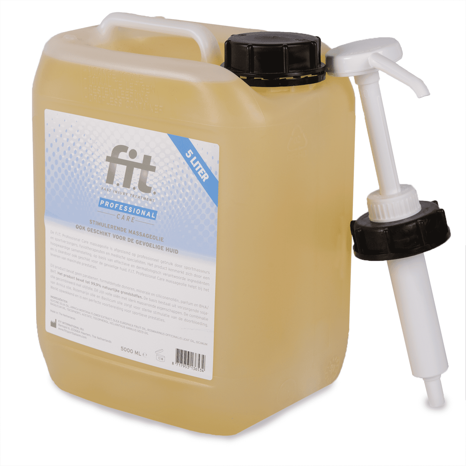 Pomp FIT 5 liter jerrycan massage olie kopen | Laagste prijs