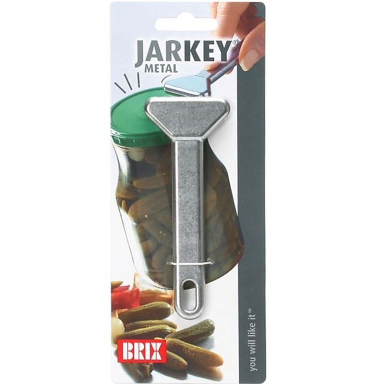 JarKey pottenopener kopen | Jar Key potopener Metaal | Brix