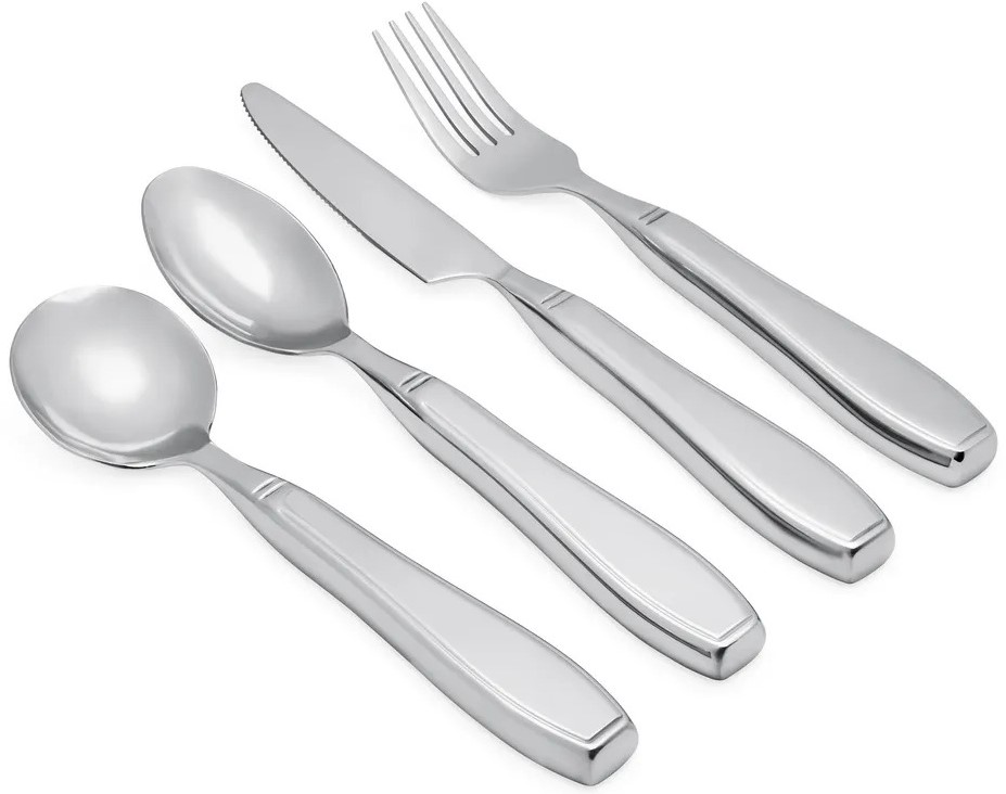 Verzwaard bestek set | Ergonomisch | Aangepast bestekset