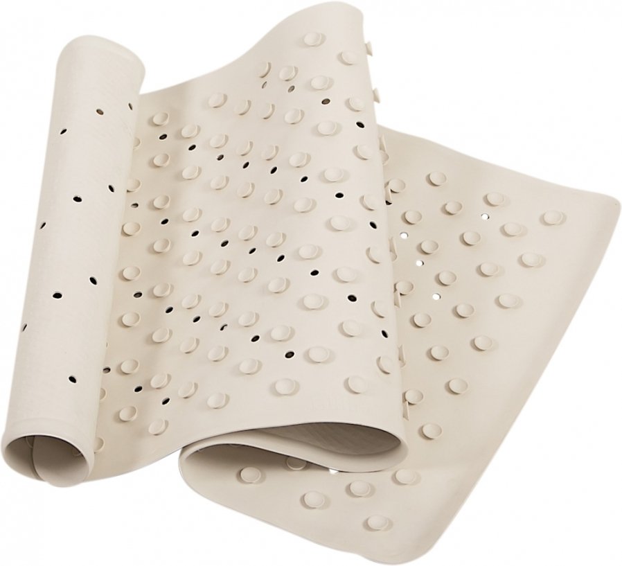 Rubberen badmat langwerpig | Bad mat Wit | Laagste prijs!