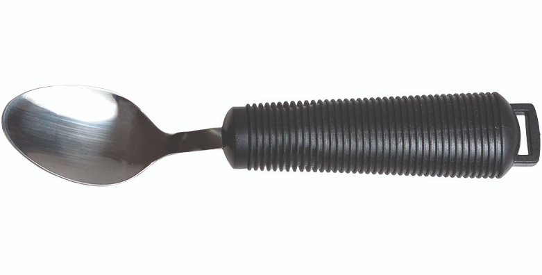 Ergonomische lepel Basic Zwart | Verdikt aangepast bestek