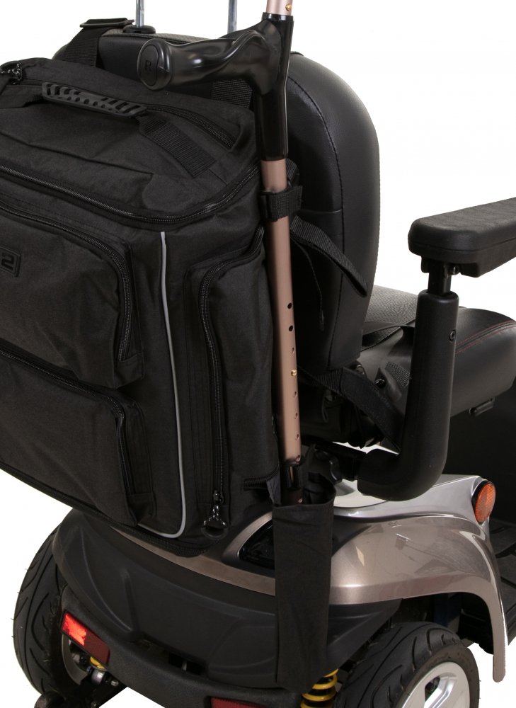 Scootmobiel tas Torba Luxe | Rugzak | Rugleuning tas Zwart