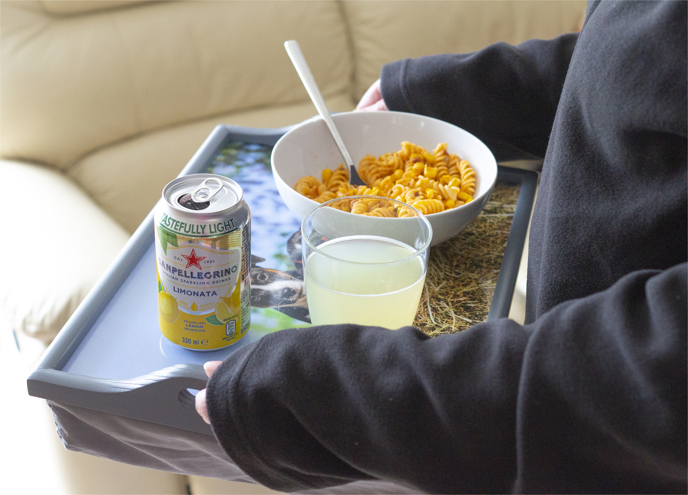 Schootdienblad | Schoot dienblad Puppy's | Schoottafel met kussen