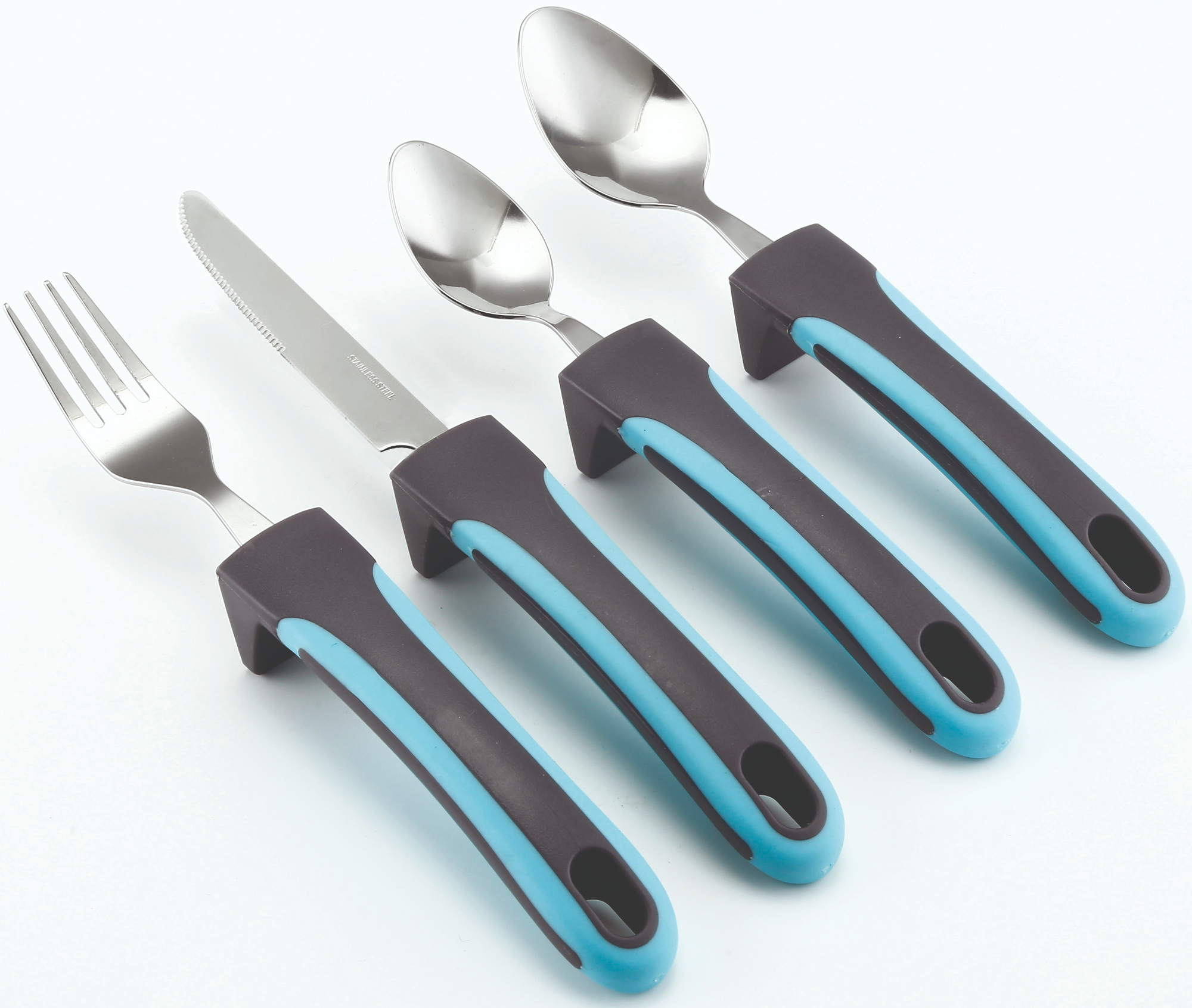 Ergonomisch bestek set Autonoom |Aangepast bestekset ouderen