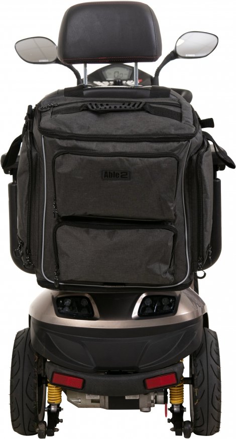 Scootmobiel tas Torba Luxe | Rugzak | Rugleuning tas Grijs