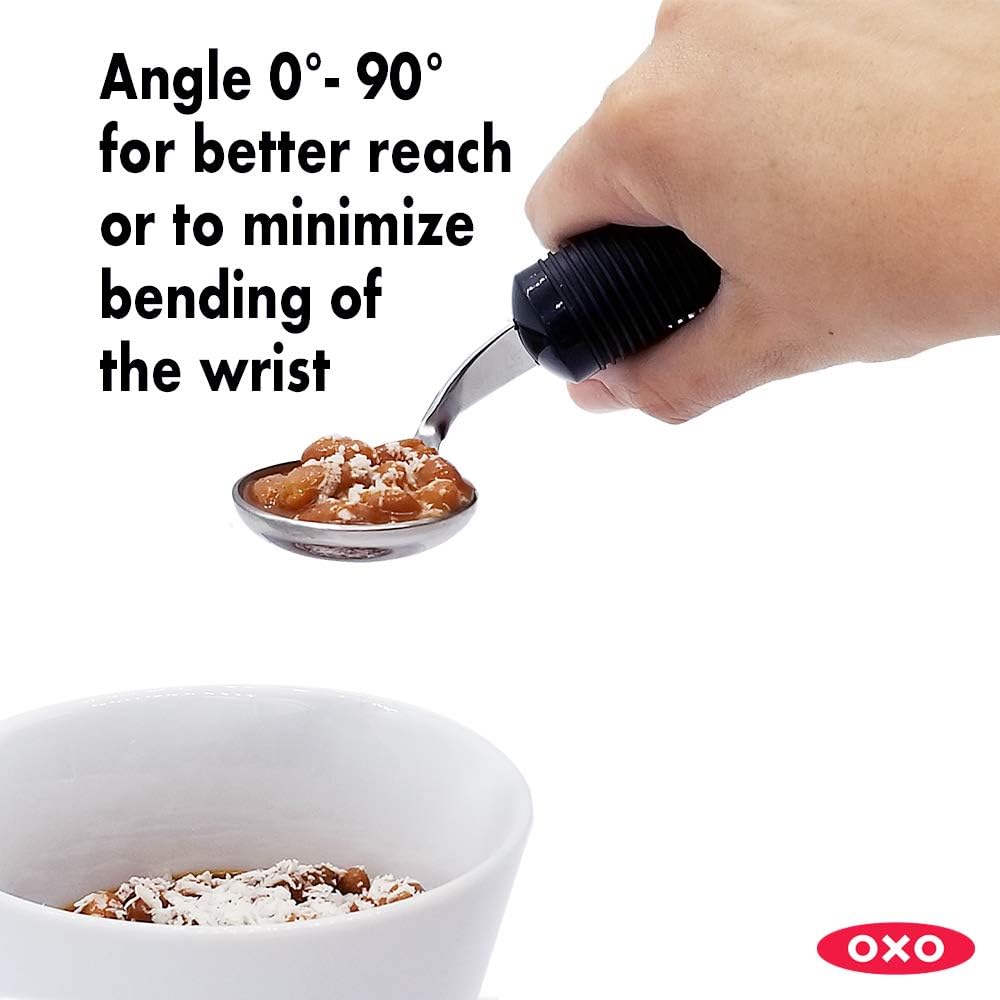 Aangepaste soeplepel GoodGrip | Verdikt bestek | Ergonomisch