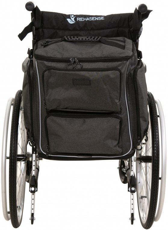 Scootmobiel tas Torba Luxe | Rugzak | Rugleuning tas Grijs
