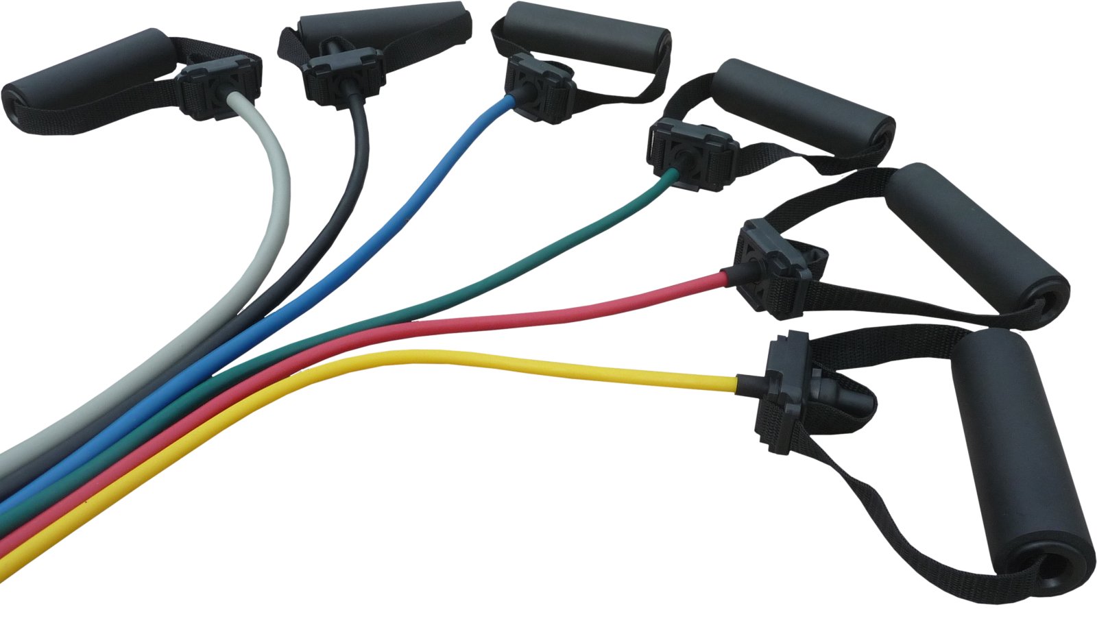 Resistance tubes set safety handles | Fitness elastiek kopen