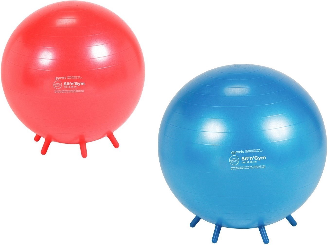 Gymnic Sit n Gym 65 cm | Zitbal met pootjes | Laagste prijs!